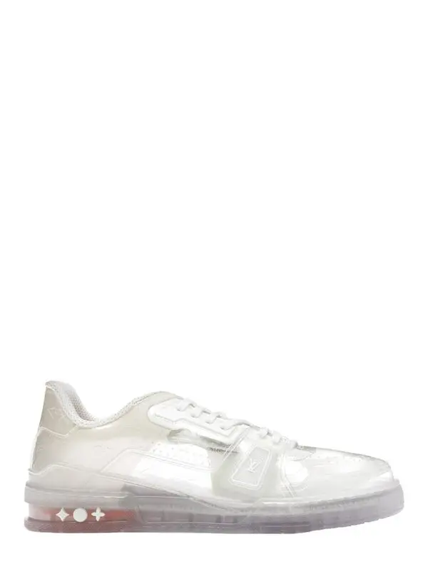 LOUIS VUITTON Trainer Sneaker Transparent - White
