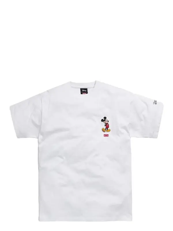 Kith X Disney 90s Classic Logo Mickey Tee Shirt - White