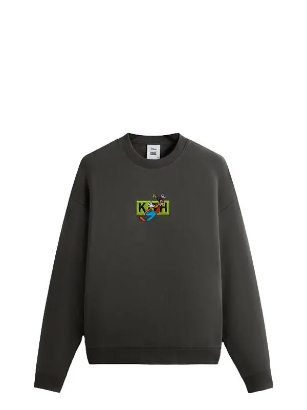 Kith X Disney Goofy Classic Logo Crewneck Sweatshirt - Machine