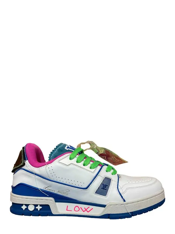 LOUIS VUITTON Trainer Neon - Blue/white/green