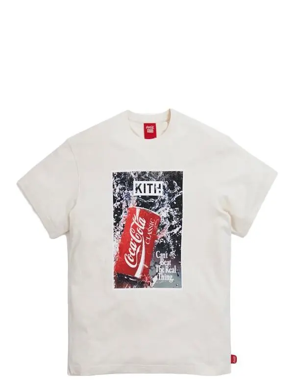 Kith X Cocacola Splash Vintage Tee Shirt - Ivory