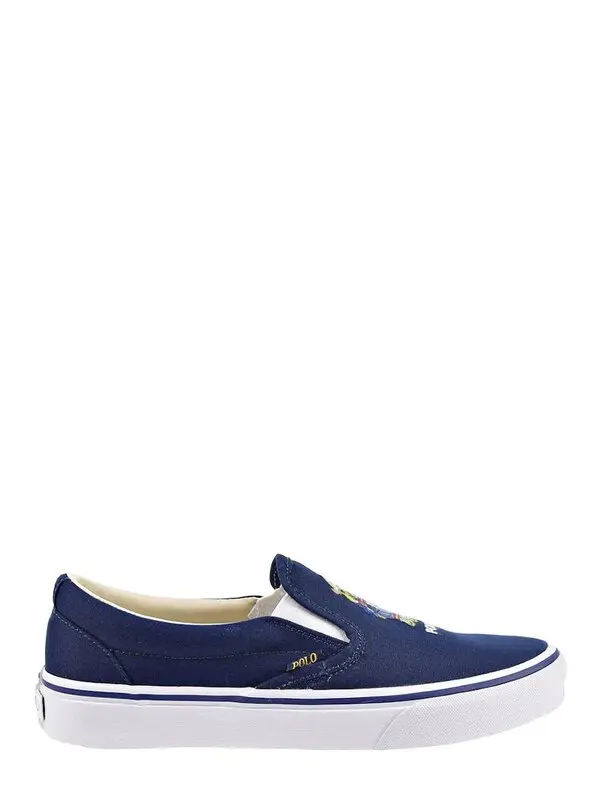 Polo Ralph Lauren Keaton Slip-on Cowboy Polo Bear Loafer - Navy Blue
