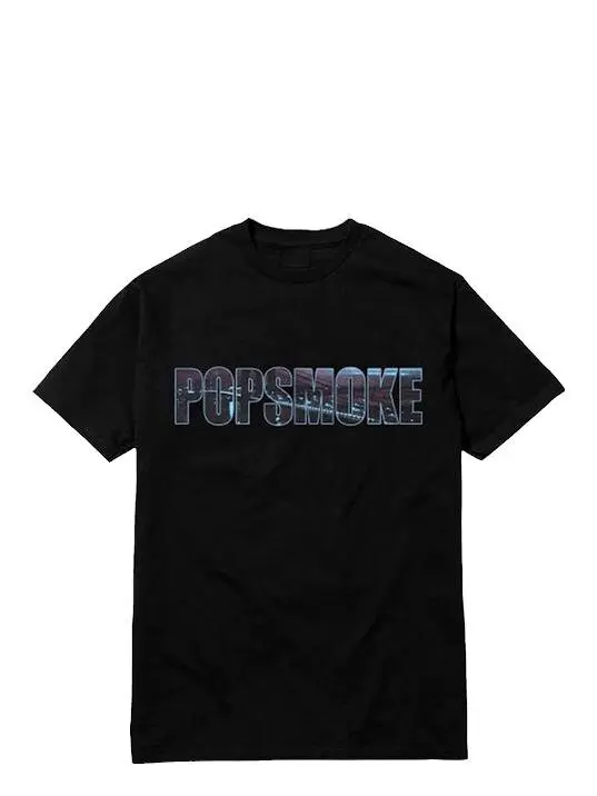 POP SMOKE X Vlone Wraith Tee Shirt - Black