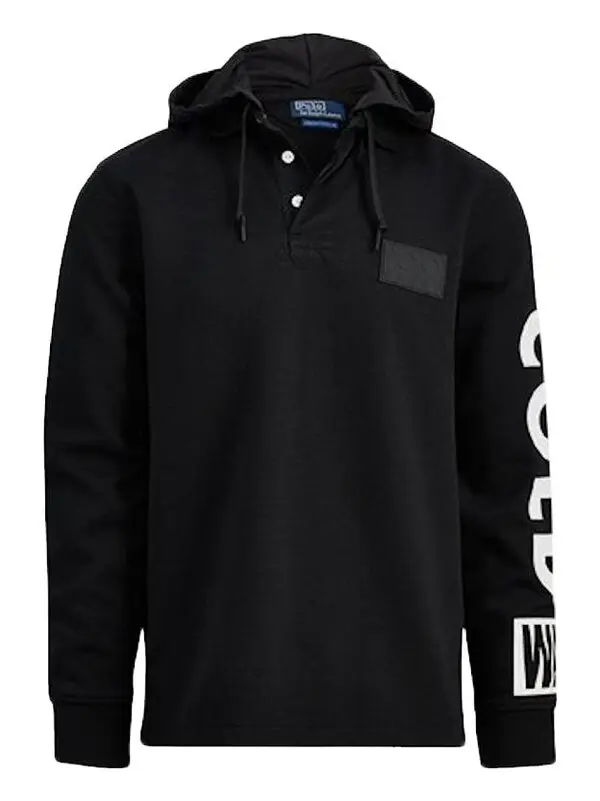 Polo Ralph Lauren Snow Beach Hooded Rugby - Black