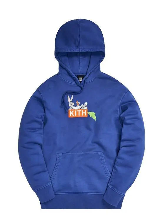 Kith X Looney Tunes Carrot Hoodie - Blue