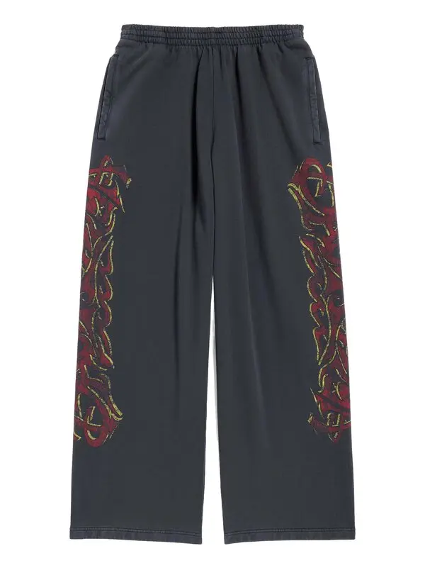 Balenciaga Offshore Baggy Sweatpants - Black Faded