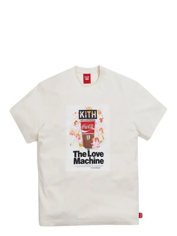 Kith X Cocacola Love Machine Vintage Tee Shirt - Ivory