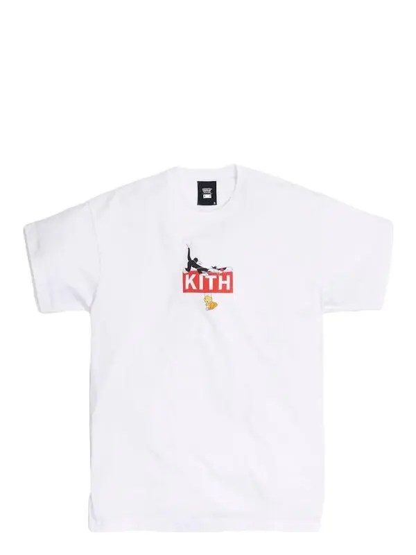 Kith X Looney Tunes Classic Logo Tee Shirt - White