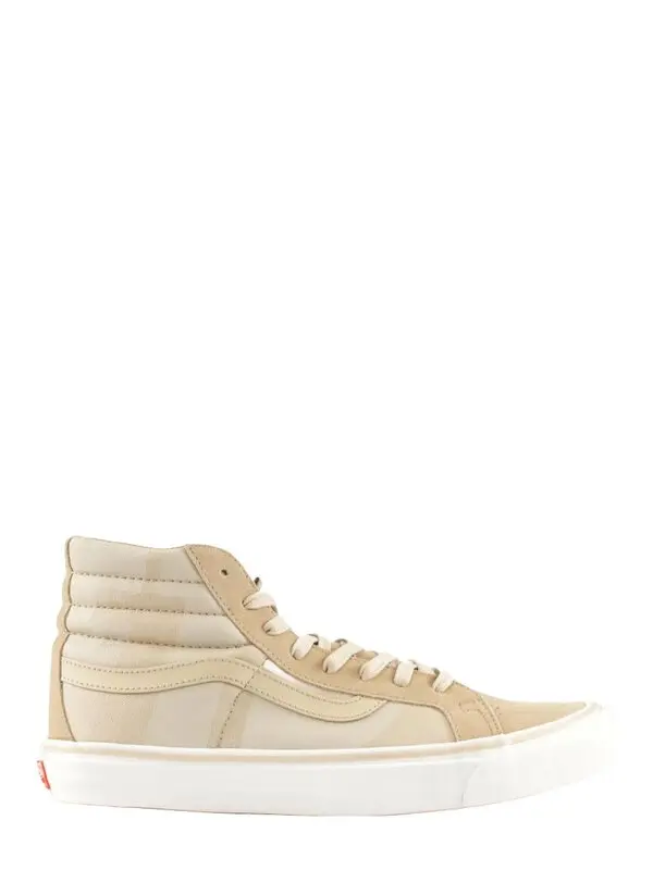 VANS Sk8-hi Undefeated Desert Khaki Sneakers - Pebble/white