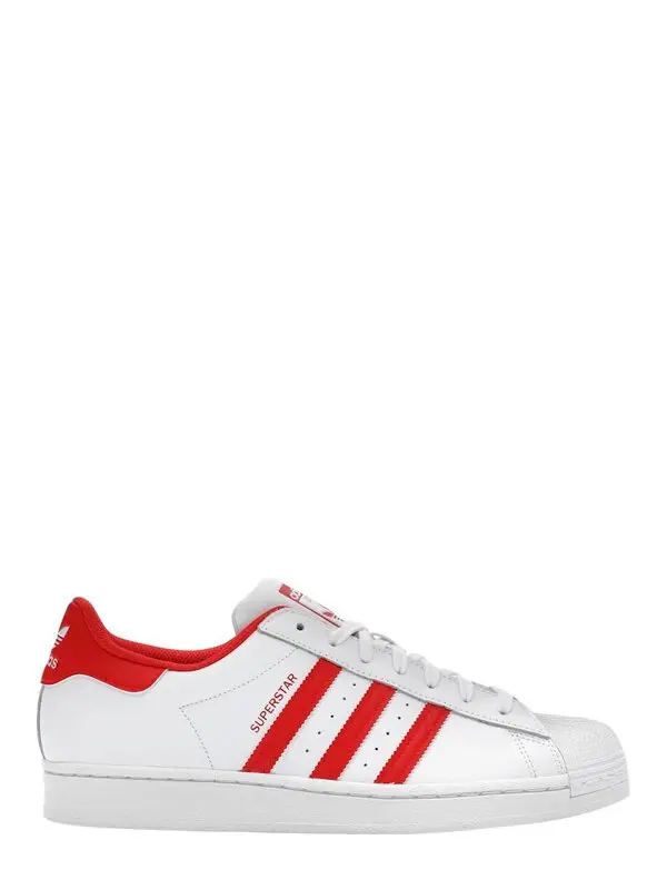 Adidas Superstar Sneakers - Cloud White/vivid Red