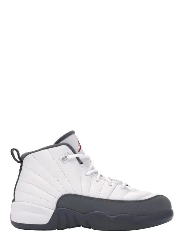 JORDAN 12 Retro Sneakers - White/dark Grey/gym Red