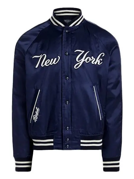 Polo Ralph Lauren Yankees Jacket - Aviator Navy Blue/white