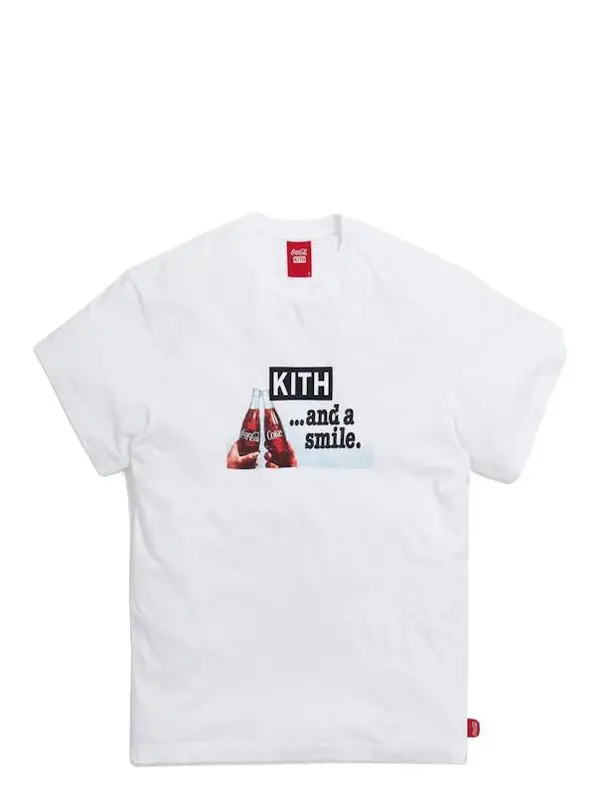 Kith X Cocacola Smile Vintage Tee Shirt - White