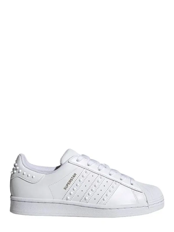 Adidas Superstar Studded Sneakers - Cloud White/gold Metallic