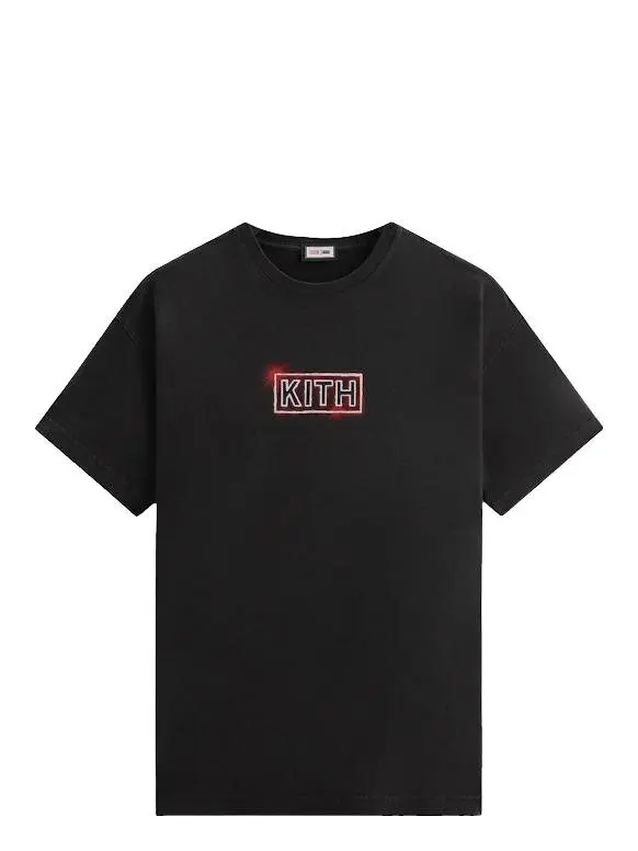 Kith X Marvel Xmen Cyclops Vintage Tee Shirt - Black Ph