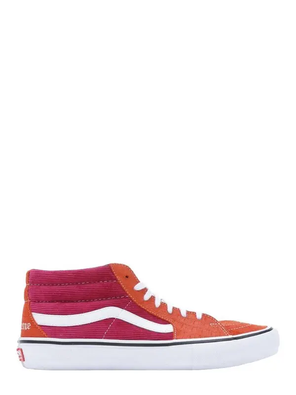 VANS Sk8-mid Supreme Croc Corduroyin - Orange/fuchsia