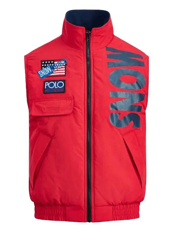 Ralph Lauren Snow Beach Vest - Prep School Red