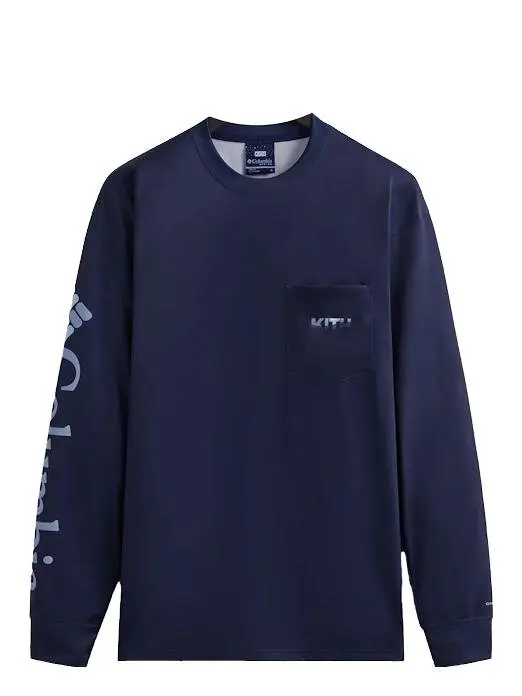 Kith X Columbia Pfg Terminal Tackle Long Sleeve Shirt - Peacoat