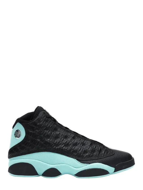 JORDAN Retro - Black/metallic Silver/island Green