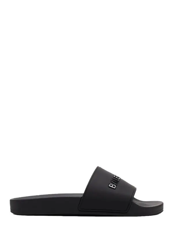 Balenciaga Pool Slides - Black