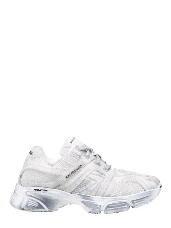 Balenciaga Phantom Washed Sneakers - White