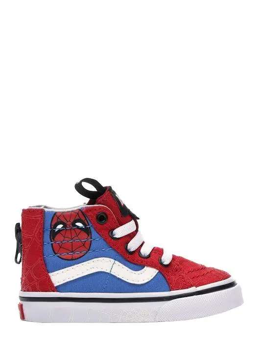 VANS Sk8-hi Zip Marvel Spider-man Sneakers - Blue/red