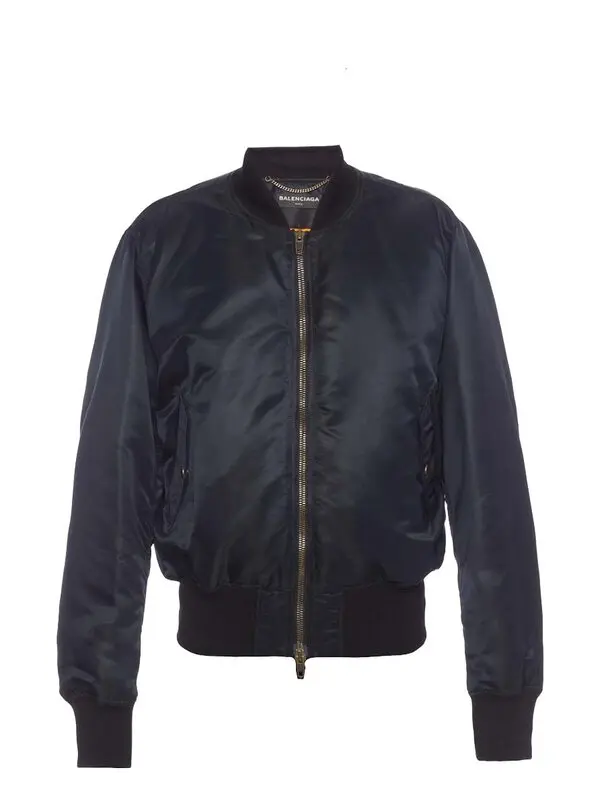 Balenciaga Paris Bomber Jacket - Black
