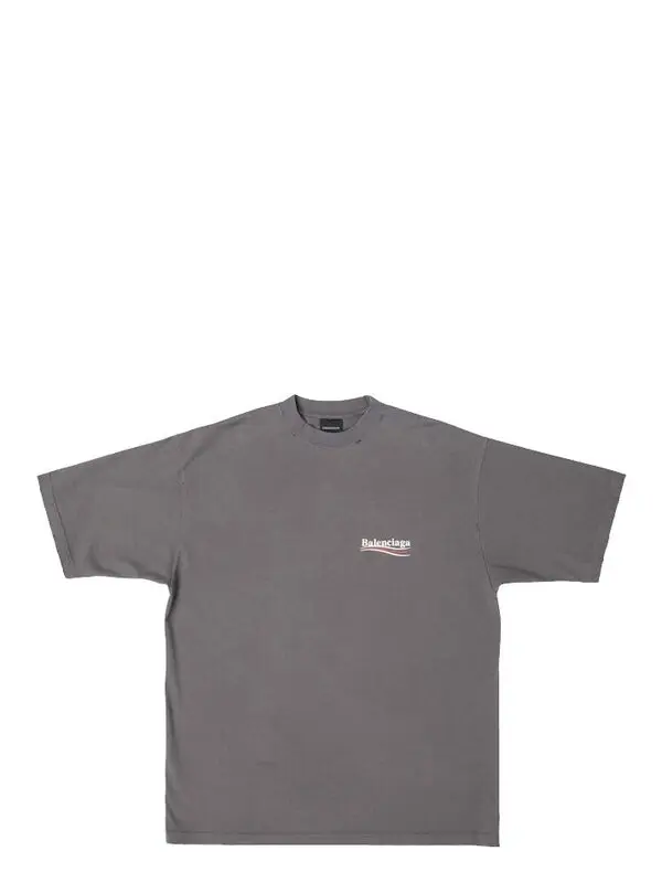 Balenciaga Political Campaign T-shirt - Grey