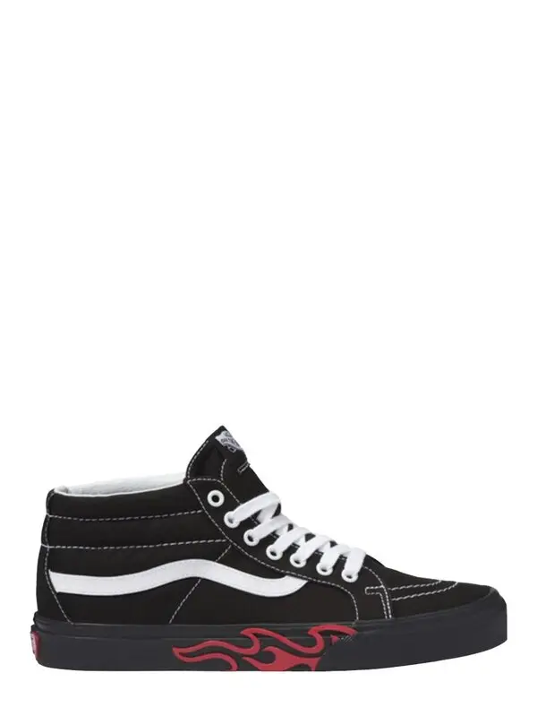 VANS Sk8-mid Flame Cut Outin Sneakers - Black