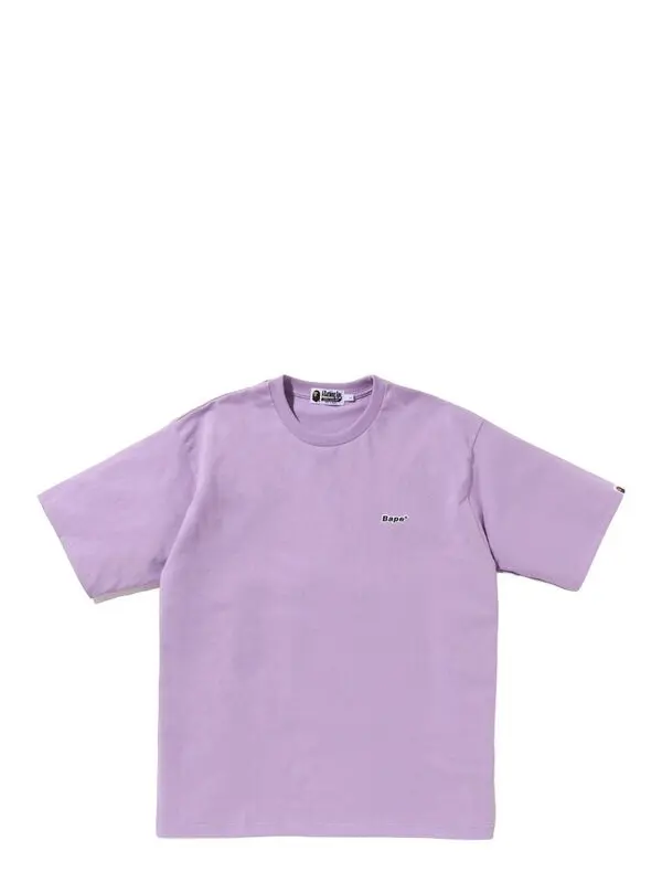 A BATHING APE Logo One Point Relaxed Fit Tee Shirt - Purple