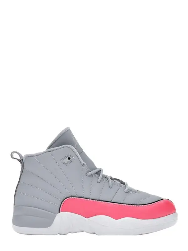JORDAN 12 Retro Sneakers - Wolf Grey/racer Pink/black