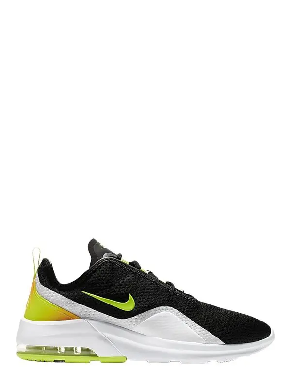 Nike Air Max Motion 2 Sneakers - Black White Total Orange Volt
