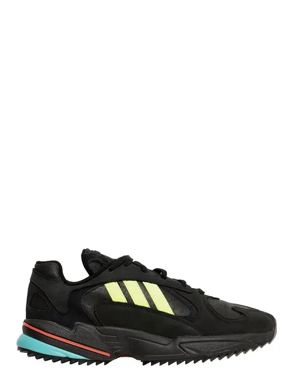 Adidas Yung-1 Trail Sneakers - Core Black/solar Yellow/hi