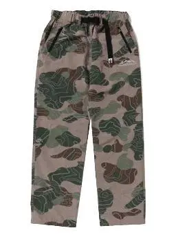 A BATHING APE Layered Line Camo Track Pants - Beige