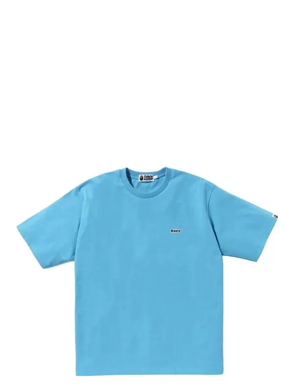 A BATHING APE Logo One Point Relaxed Fit Tee Shirt - Blue
