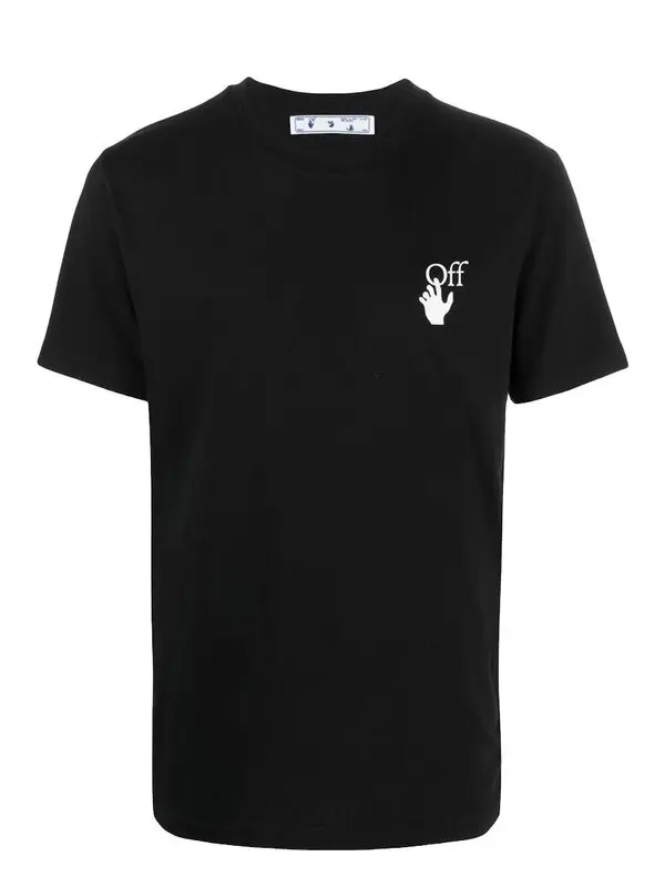 Off-White Spray Print T-shirt - Black
