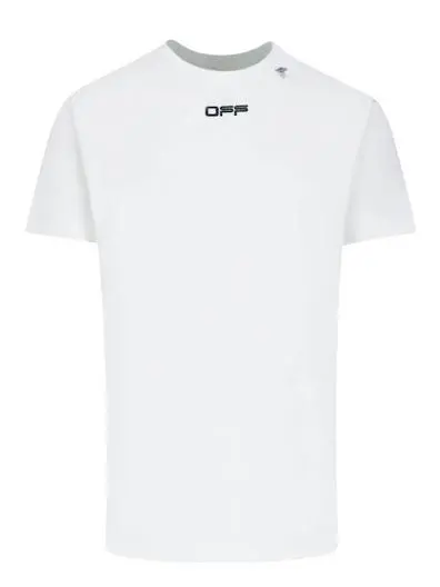 Off-White Off Slim Fit Caravaggio Arrows T-shirt - White