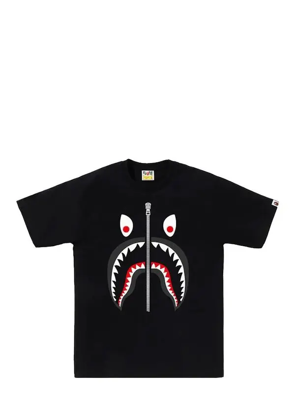 A BATHING APE Mad Shark Tee Shirt - Black