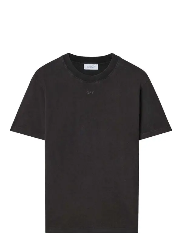 Off-White Super Moon Cotton T-shirt - Black
