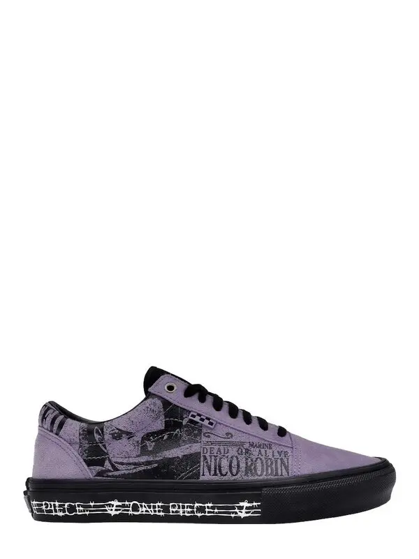 VANS Skate Old Skool One Piece Nico Robin Sneakers - Purple/black/white