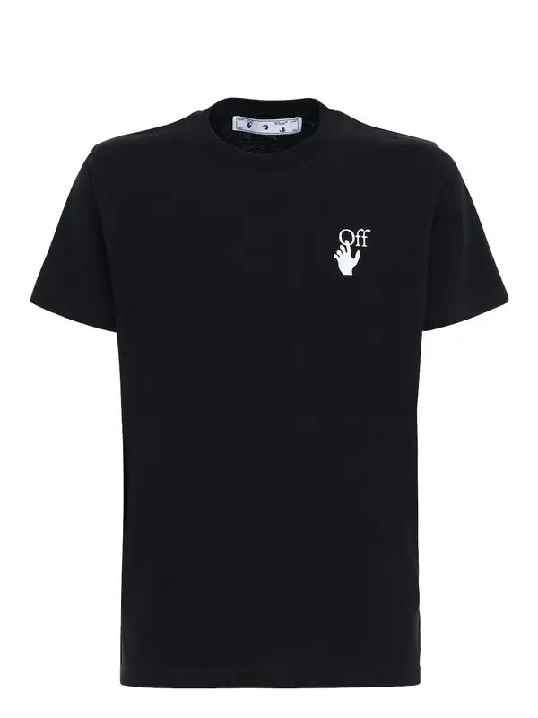 Off-White Slim Fit Marker Arrows T-shirt - Black Fuchsia
