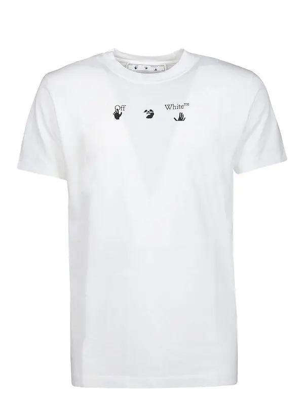 Off-White Slim Fit Bolt Arrows T-shirt - White Green