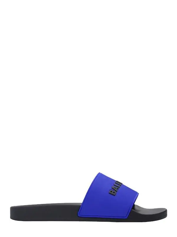 Balenciaga Pool Slide - Blue/black