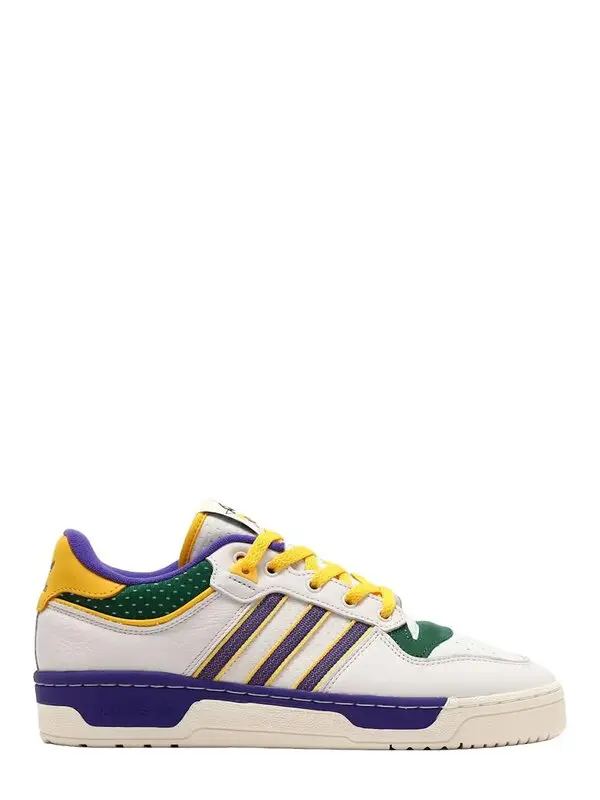Adidas Rivalry Low 86 Sneakers - Crystal White/energy Ink/bold Gold