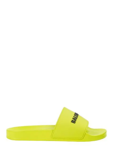 Balenciaga Pool Slidein - Yellow/lime