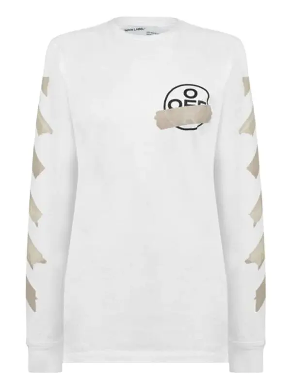 Off-White Off Tape Longsleeve T-shirt - White