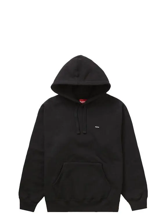 Supreme Small Box Drawcord Hooded Sweatshirt - Black