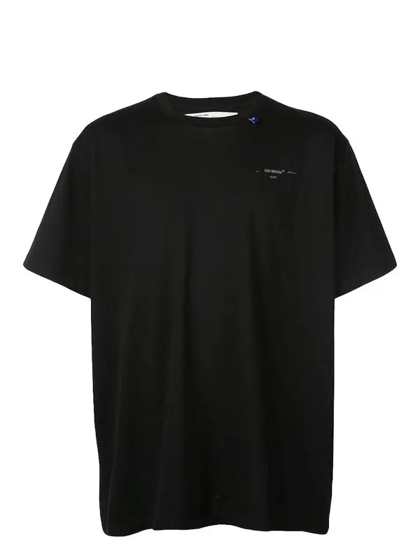 Off-White Unfinished T-shirt - Black/silver