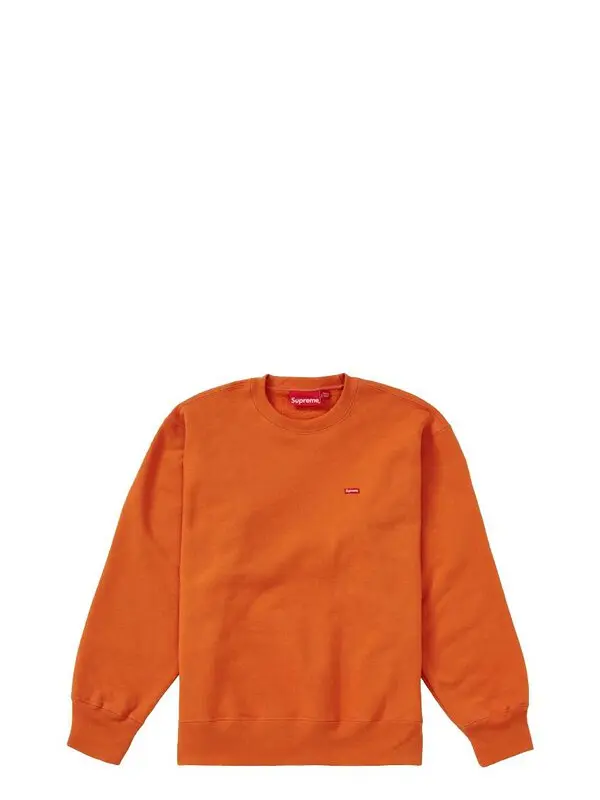 Supreme Small Box Crewneck Sweatshirt - Burnt Orange