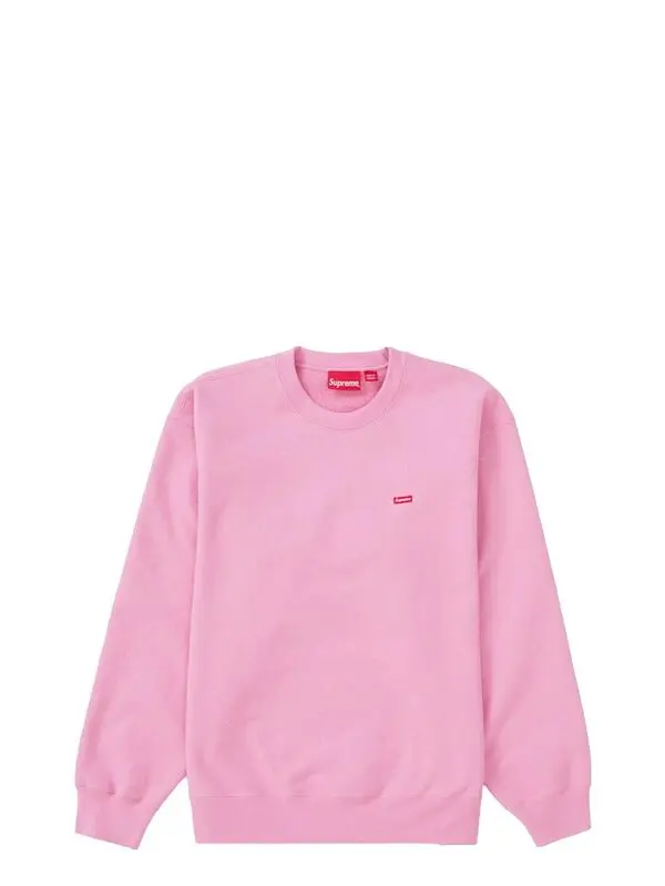 Supreme Small Box Crewneck Sweatshirt - Bright Pink